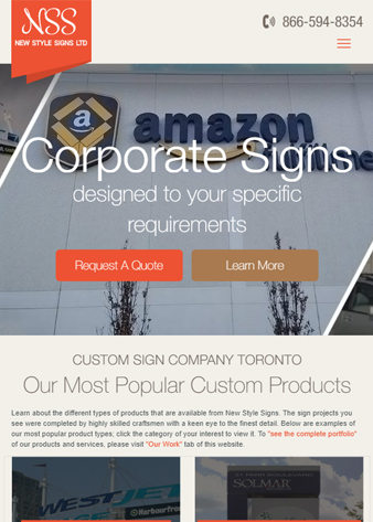 New Style Signs | TechWyse Internet Marketing