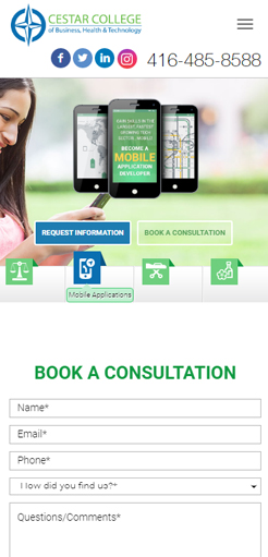 Cestar College | TechWyse Internet Marketing