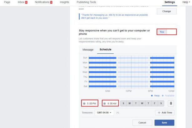 Setting Up Response Assistant for Your Facebook Page